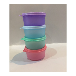 กระปุก Tupperware รุ่น Small Round Container (1ใบ) 200ml คละสี | Shopee ...