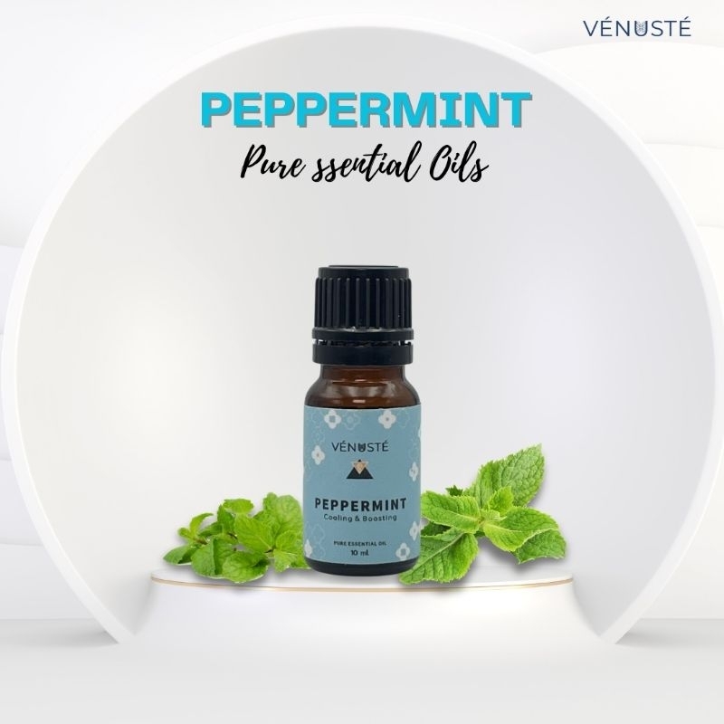 VENUSTE เวนุสเต้ PURE ESSENTIAL OIL Peppermint 10ml. น้ำมันหอมระเหย เปป ...