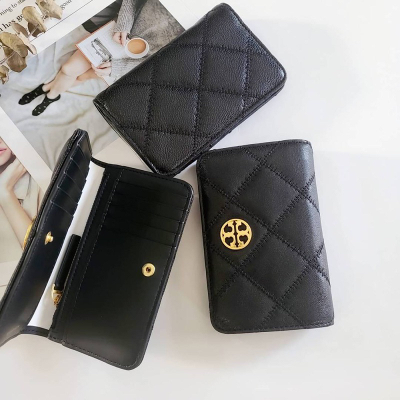 พร้อมส่ง [สด-ผ่อน]Tory Burch Willa Medium Wallet | Shopee Thailand