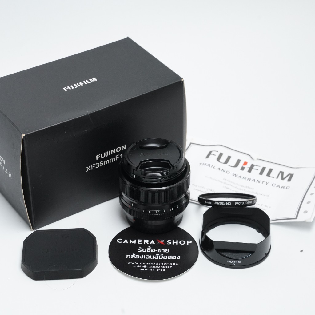 Fuji XF 35 F1.4 อดีตศูนย์ มีกล่อง แถม Filter | Shopee Thailand