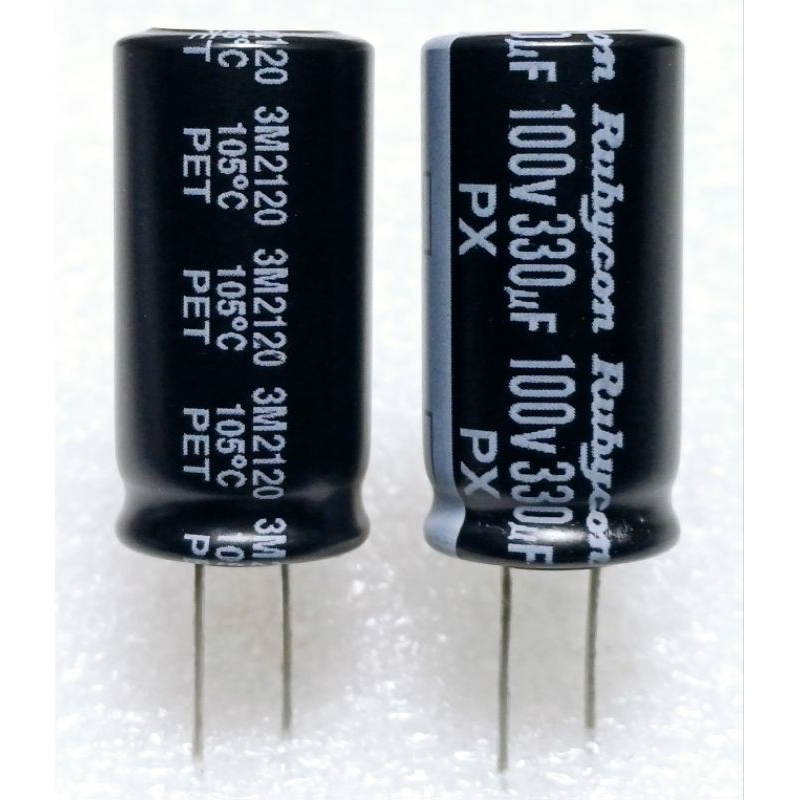 Rubycon PX 330uf 100v capacitor ตัวเก็บประจุ คาปาซิเตอร์ | Shopee Thailand