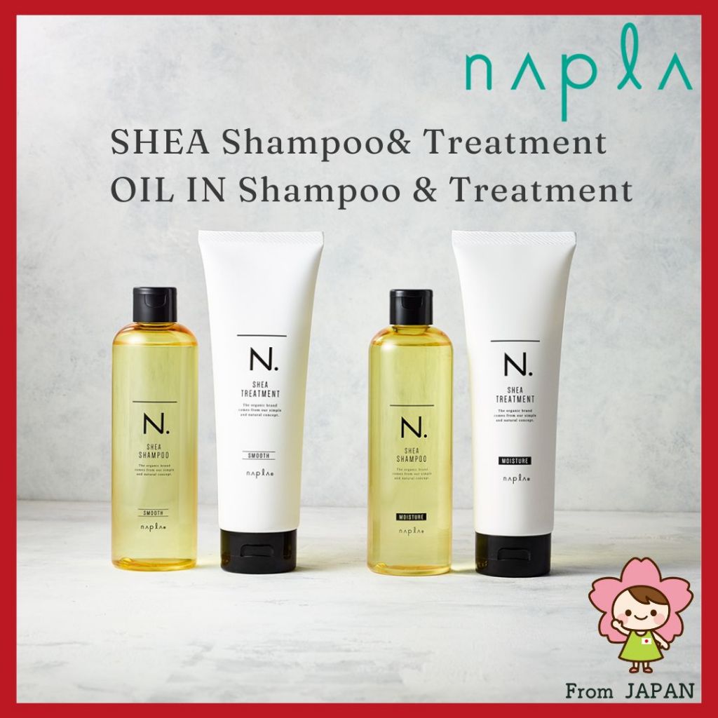 Napla N. SHEA Shampoo & Treatment(Smooth/Moisture) OIL IN Shampoo & Treatment, ประกอบด้วย ...