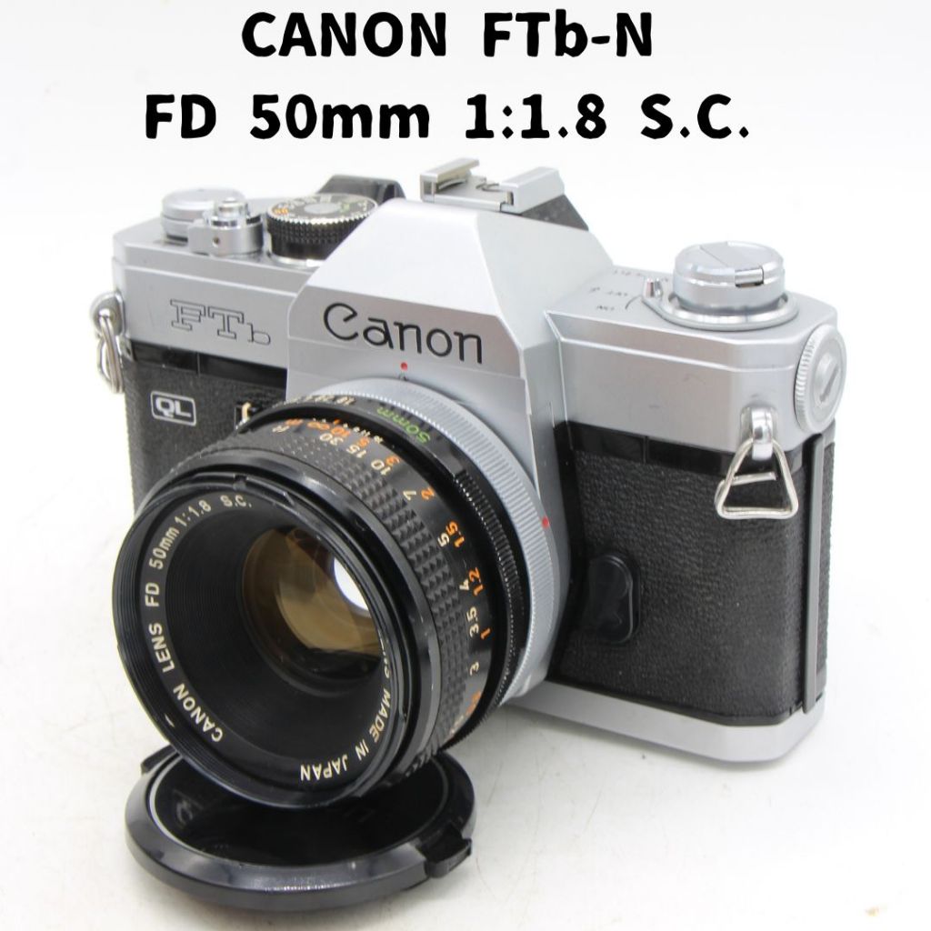 Canon FTb-N Silver 35mm SLR Film Camera with FD 50mm 1:1.8 S.C. From ...