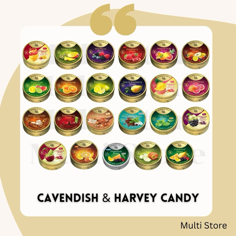 Cavendish & Harvey Candy ~ ลูกอมรสผลไม้แท้ๆจากเยอรมันของแท้ 100% | Shopee Thailand