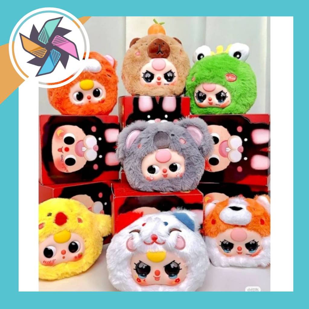 พร้อมส่ง Baby Three V2 จุ่มและยกบ๊อกซ์ ตุ๊กตามีหูห้อยพวงกุญแจ | Shopee ...