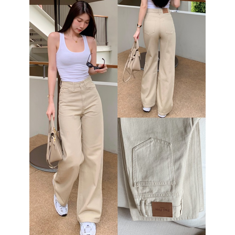 Queen Jeans 1090.- กางเกงยีนส์เอวสูง ทรงสวยเนื้อผ้ายีนส์พรีเมียม ใส่ ...