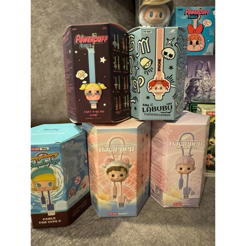 จุ่ม กล่องใหม่สายชาร์จ โทรศัพท์ Molly , Powerpuff girls ,Labubu และ ...