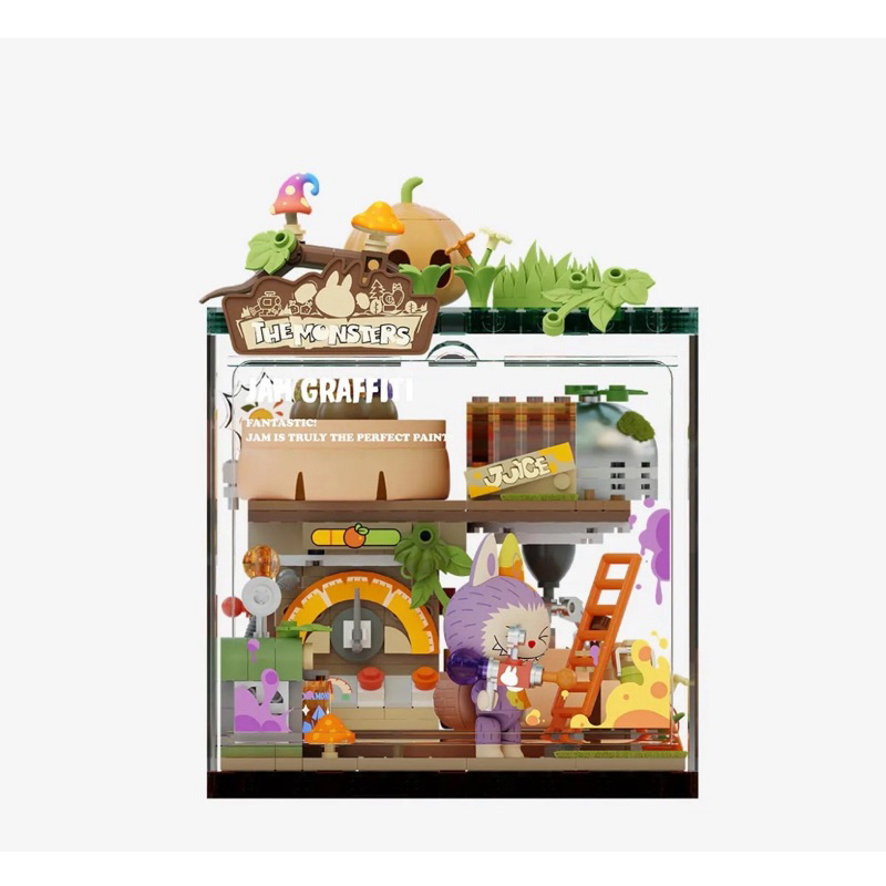 Popmart POPMART LABUBU THE MONSTERS Forest Secret Base Series Building ...