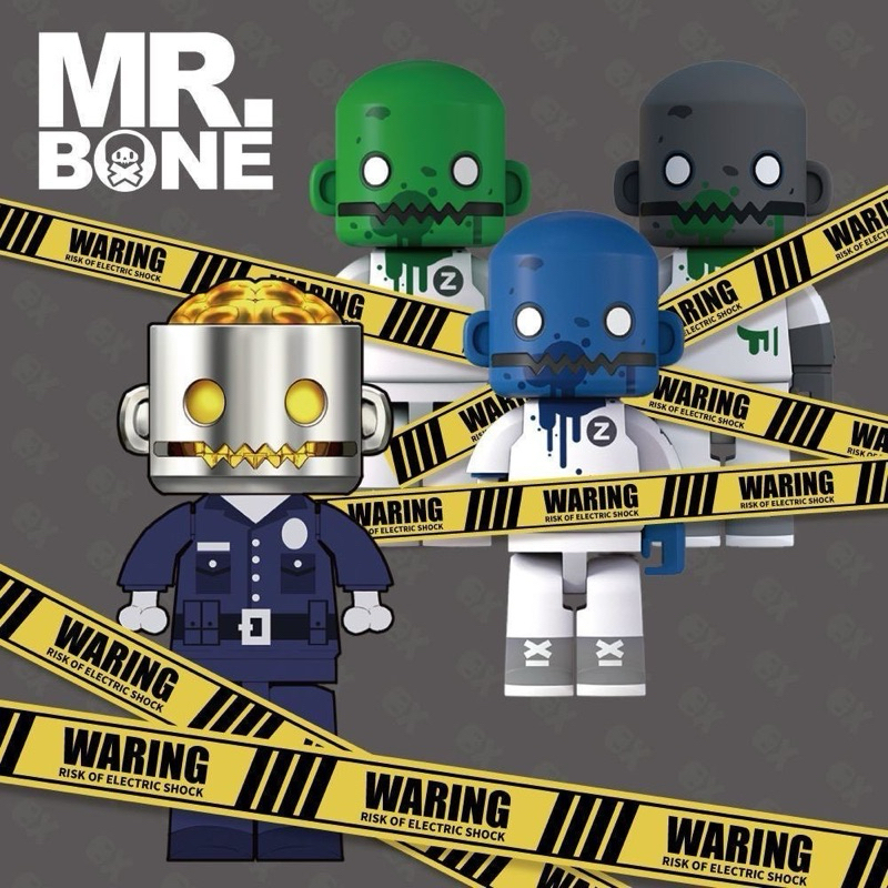 ลิขสิทธิ์แท้ mr.bone mini blind box mr bone junior arttoy มิสเตอร์โบน ...