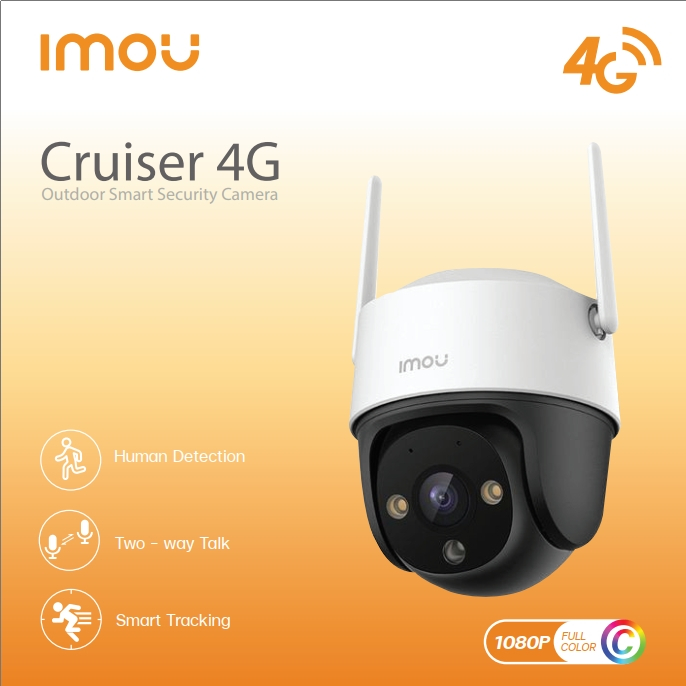 (Cruiser 4G 2MP) กล้องวงจรปิดใส่ซิม 4G IMOU Cruiser 4G 2MP Connection ...