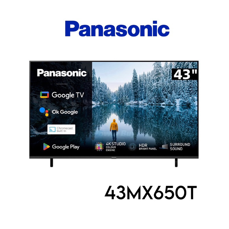 PANASONIC LED MX650 Series 43" 4K Google TV รุ่น TH-43MX650T | Shopee ...