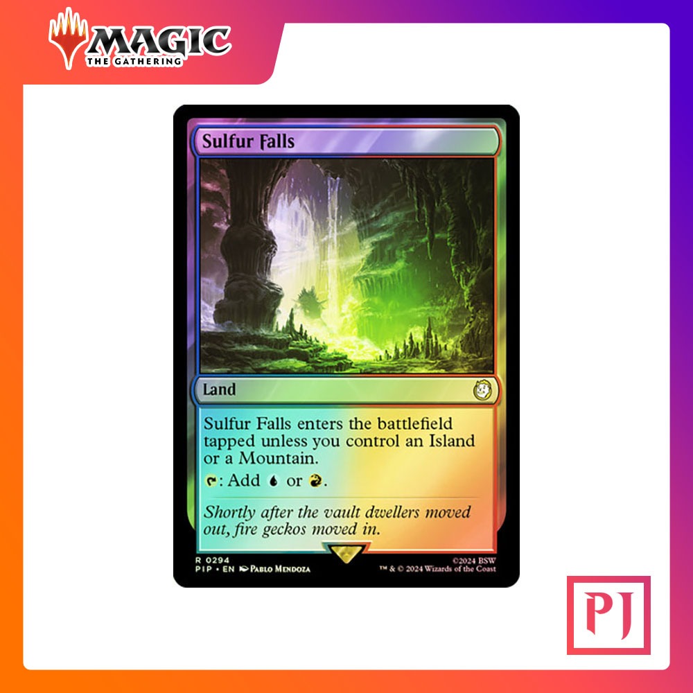 [MTG] Sulfur Falls [PIP] [LAND] [RARE] [FOIL] [ENG] (Magic the ...