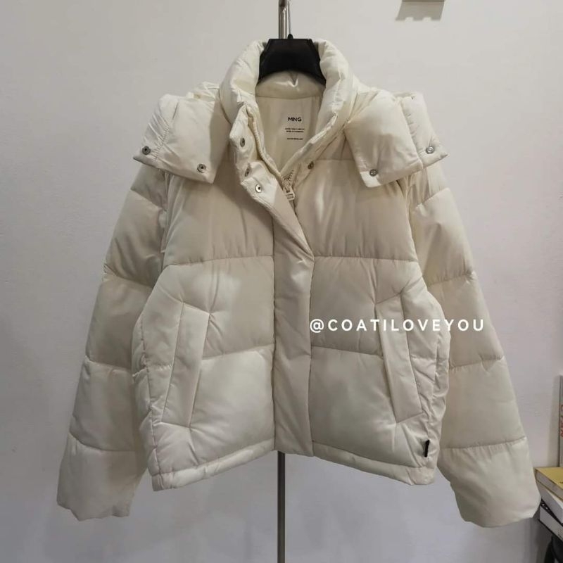 MANGO SUPER PUFFER JACKET SHORT QUILTED ANORAK | Shopee Thailand