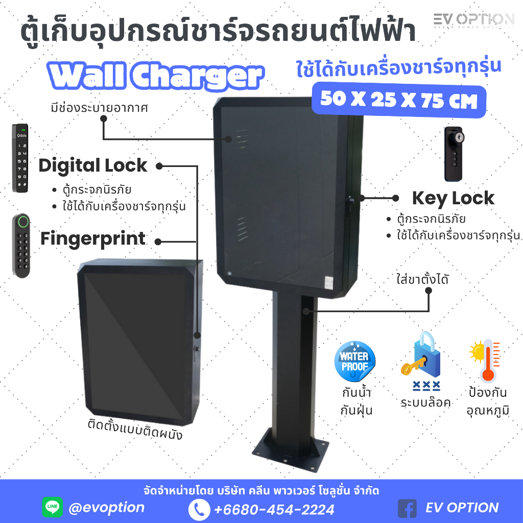 (พร้อมส่ง) EV Protection Box สำหรับใส่ Wall Charger EV Charger ชาร์จ ...