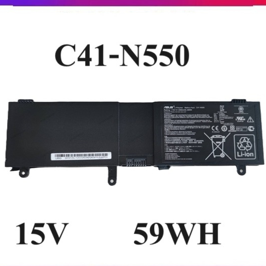 แบตเตอรี่ ของแท้ ASUS N550 N550J N550JA N550JV N550JK N550X47JV C41 ...