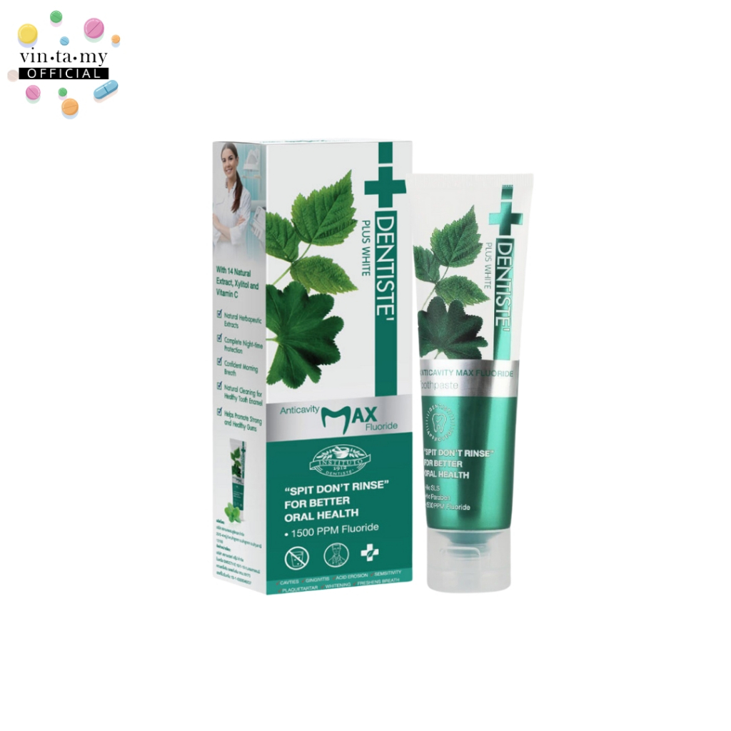 [ยาสีฟันสูตรฟลูออไรด์ 1,500 PPM] Dentiste(เดนทิสเต้) Anticavity Max ...