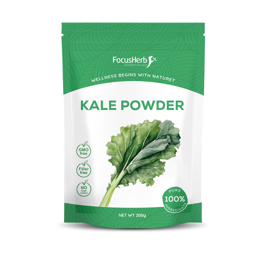 ผักคะน้าอินทรีย์ 200g（Organic Kale Powder）วัตถุดิบ 100% | Shopee Thailand