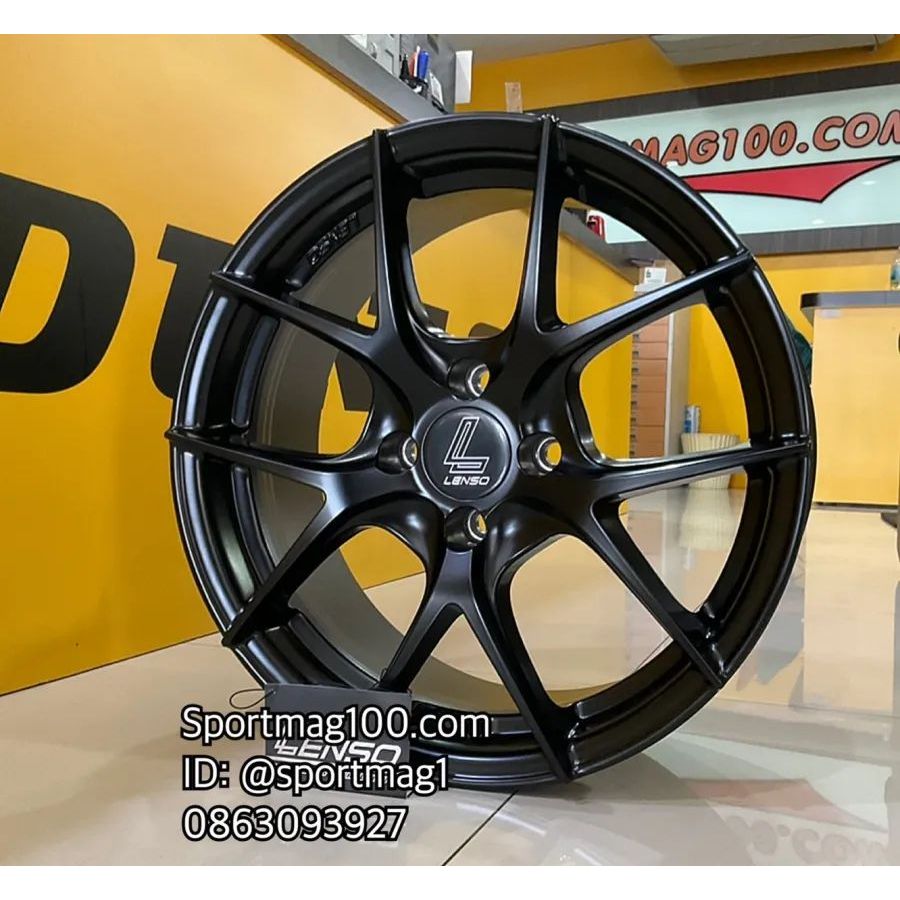 ล้อแม็กซ์ Lenso JAD Jager DYNA สีดำด้าน 7-16นิ้ว 4รู100 ET35 [16878] | Shopee Thailand
