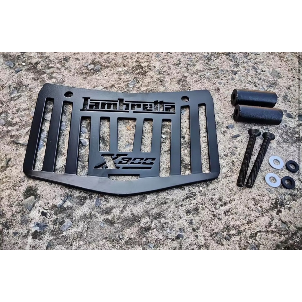 Rack หนาทรง sport ทำสีดำ Lambretta X300 สุดสวย สุดเฟี๊ยว ราคาสบาย 789 ...