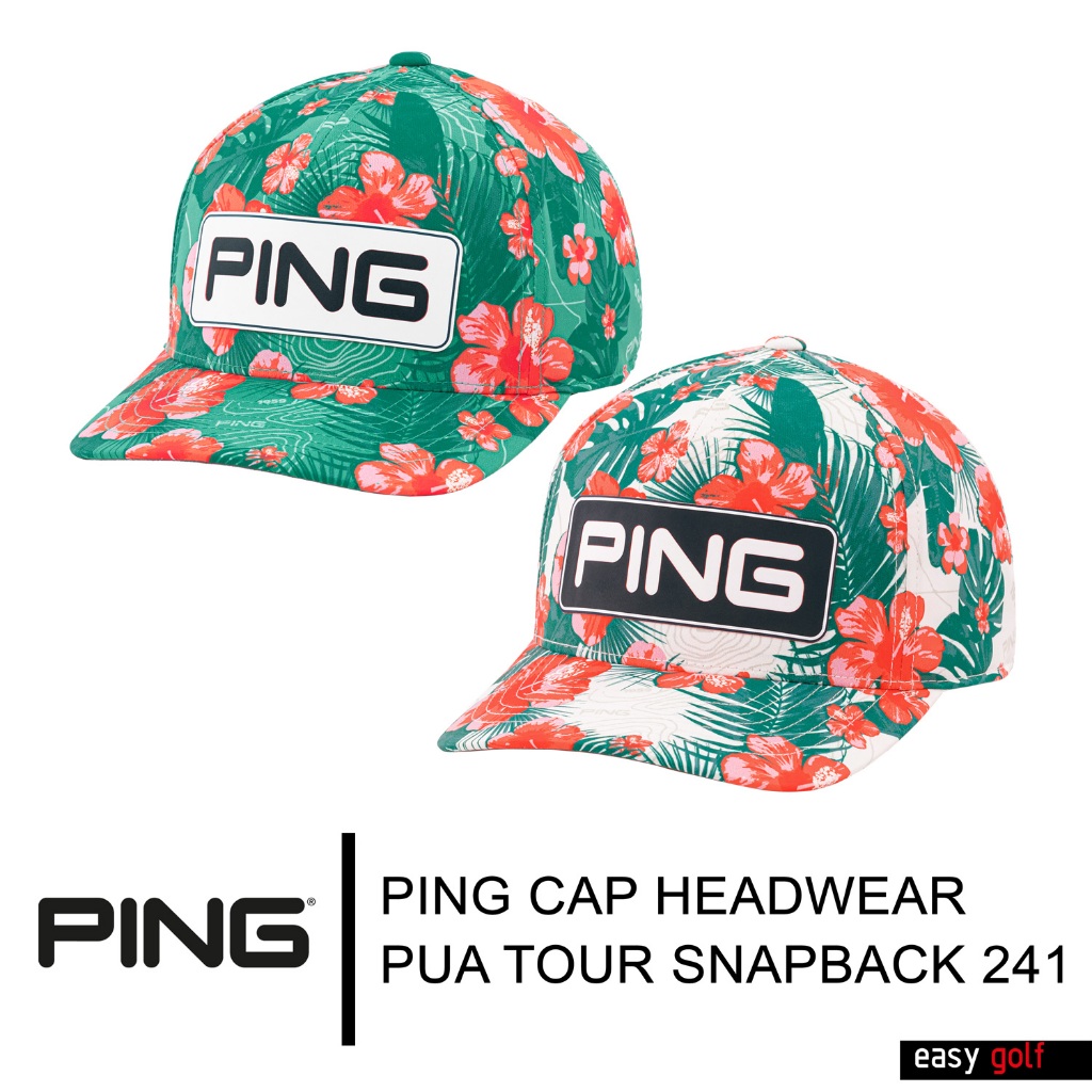 PING CAP HEADWEAR PUA TOUR SNAPBACK 241 PING CAP MEN หมวกกอล์ฟ หมวกกีฬา ...