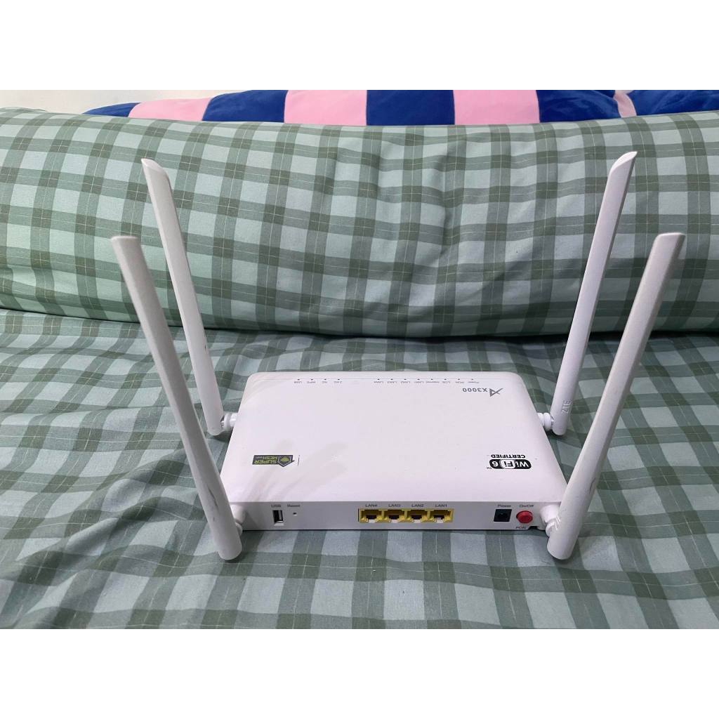 ZTE รุ่น F6107A Mesh WIFI6 AX3000 สินค้ามือ2 สีขาวสีดำใช้ร่วมกันได้เวอชั่น4-6แล้วครับ | Shopee ...