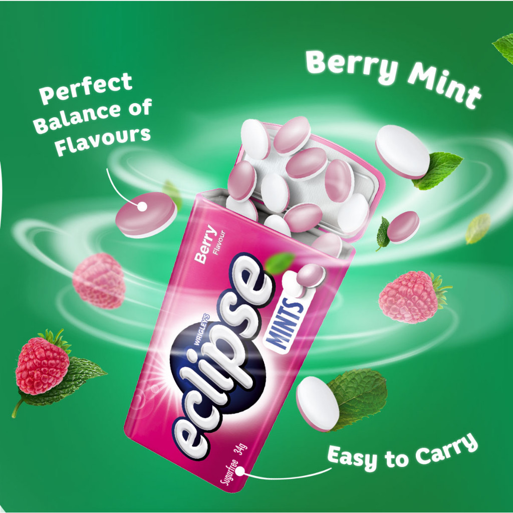1 แถม 1ฟรี Eclipse Mints 35g Candy / Sugar Free ลูกอมรสมิ้นท์ แบบไม่มี ...