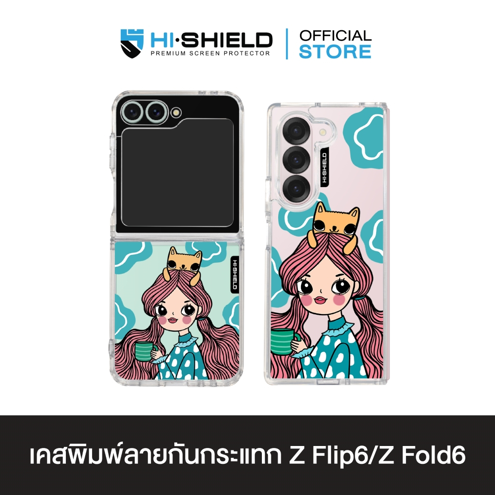[ZFLIP6 / ZFOLD6] HI-SHIELD Stylish เคสใสกันกระแทก Samsung ZFLIP6 ...