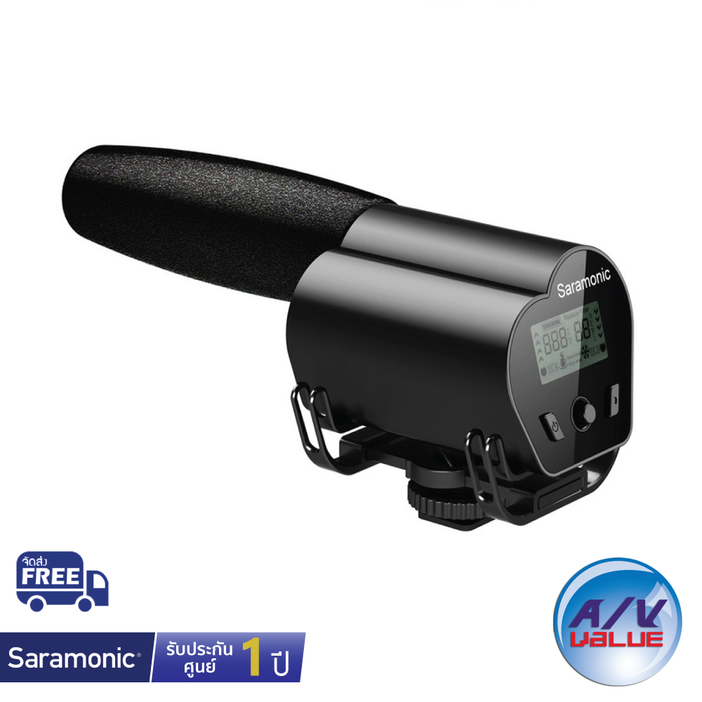 Saramonic Vmic Recorder - Microphone with LCD monitor for DSLR Cameras ...