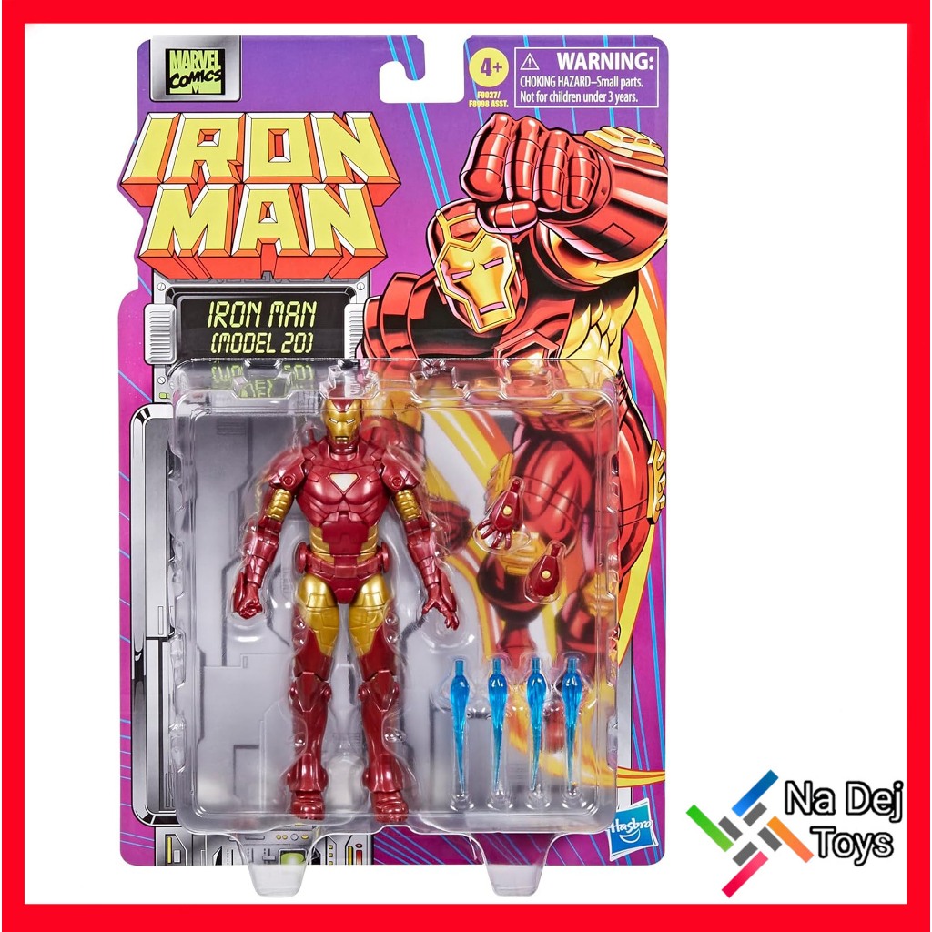 Marvel Legends Iron Man Model-20 Vintage 6" Figure มาเวล เลเจนด์ส ไอรอน ...