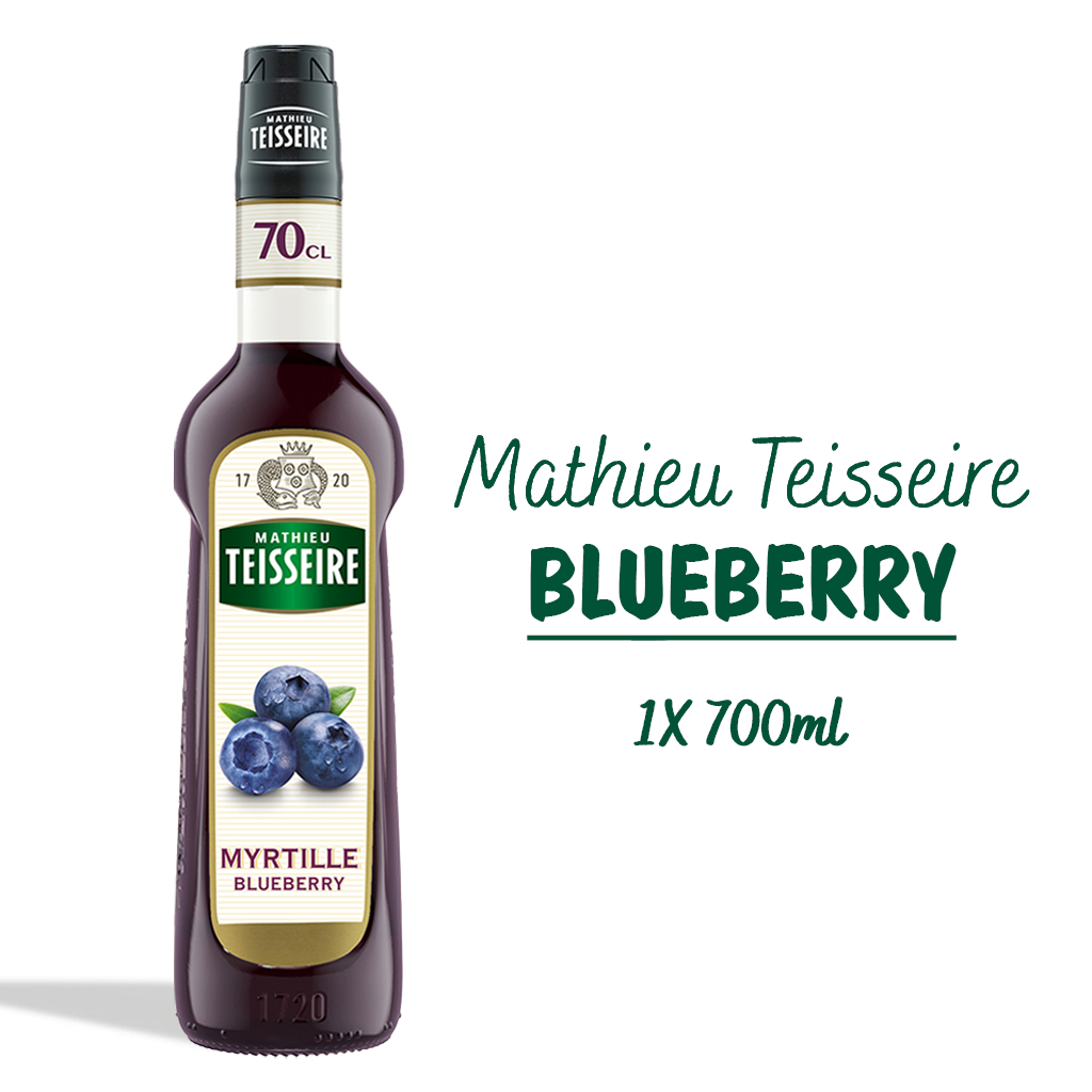 Mathieu Teisseire น้ำเชื่อมกลิ่นบลูเบอร์รี่ 700มล. | Mathieu Teisseire Blueberry Syrup | Shopee ...