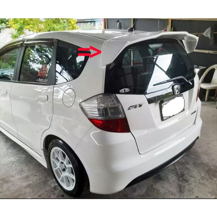 สปอยเลอร์หลัง Spoiler Jazz GE 2008-2013 ยังไม่พ่นสี ชุดติดตั้งครบ พร้อม ...