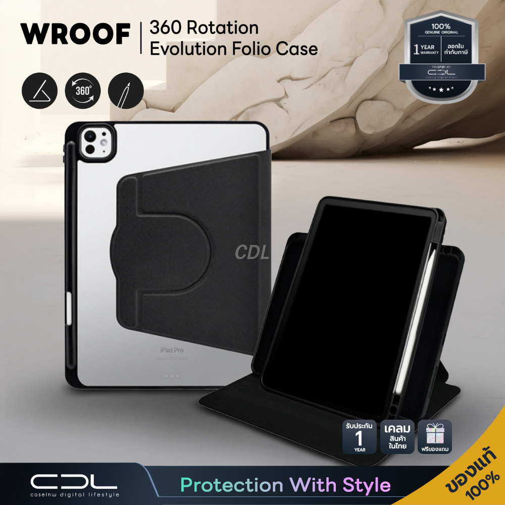 [iPad] เคส Wroof 360 Rotation Evolution Casing สำหรับ iPad Pro 11 ...