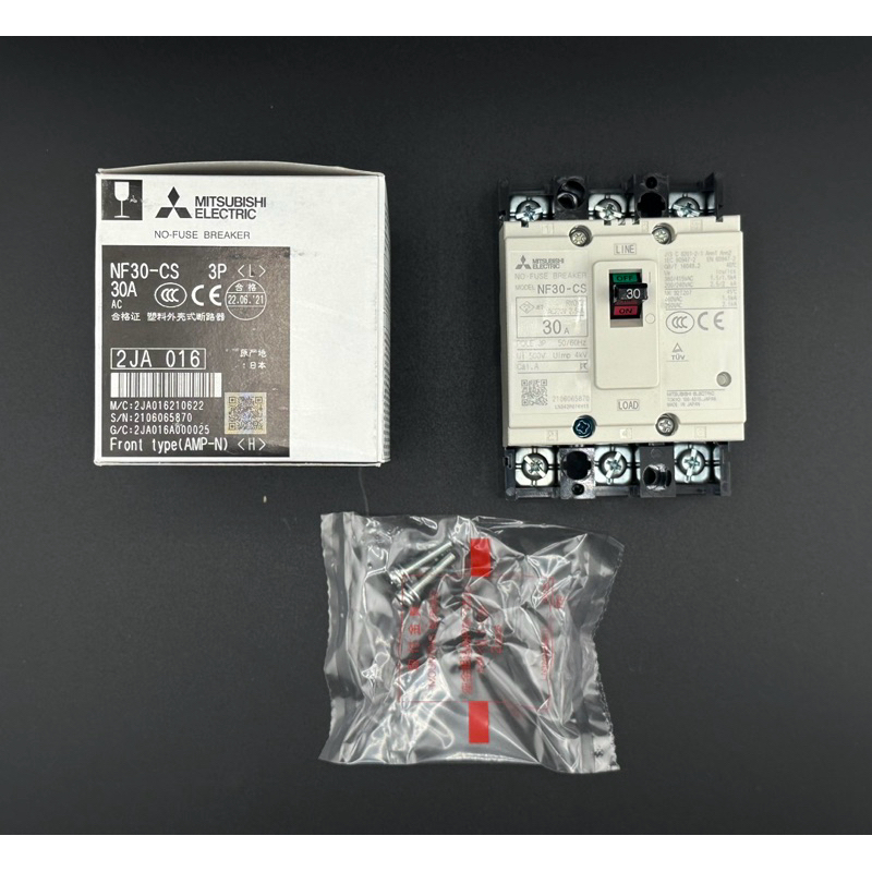 Mitsubishi Breaker NF30-CS 3P 30A ,เซอร์กิตมิตซูบิชิ,เบรกเกอร์ 3 สาย | Shopee Thailand
