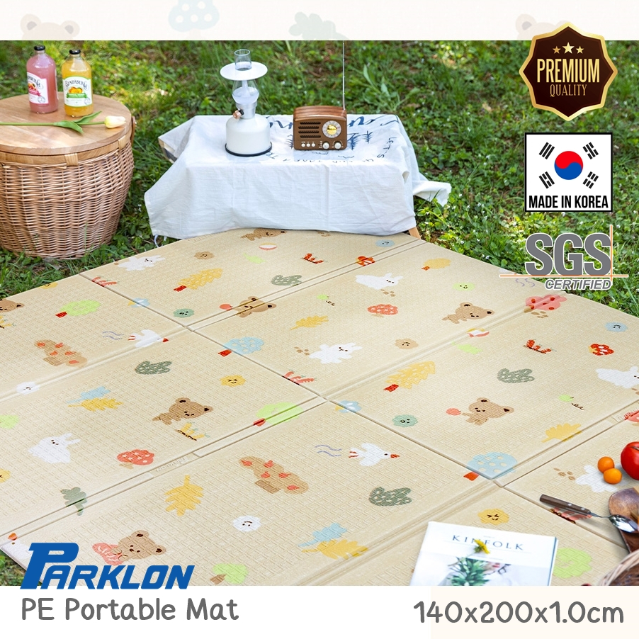 [10 colors] PARKLON PE Portable Mat แผ่นรองคลานเกาหลีรุ่นพับได้ เกรดพรี ...