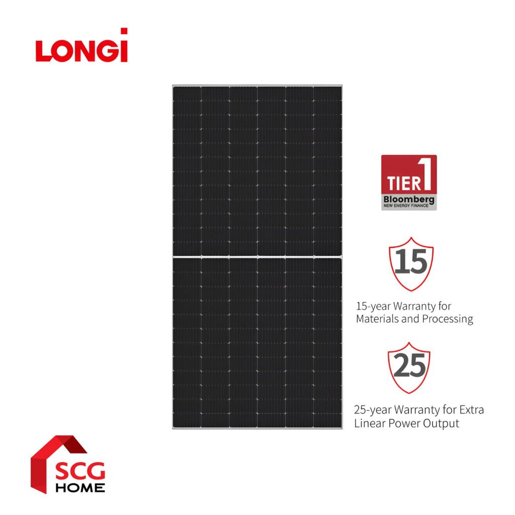 LONGi แผงโซล่าเซลล์ ขนาด 580 Watt 30 มม.(P-Type) (จำกัดการขายและพื้นที่ ...