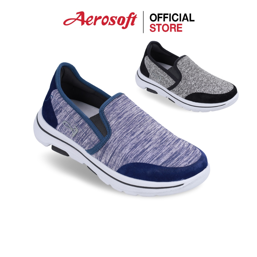 Aerosoft (แอโร่ซอฟ) รองเท้าผ้าใบเพื่อสุขภาพ รุ่น EURO C1 (SN9220) | Shopee Thailand