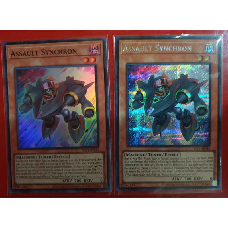 Yu-Gi-Oh Asia English: Assault Synchron ES01-AE016 การ์ดยูกิภาษาอังกฤษ ...