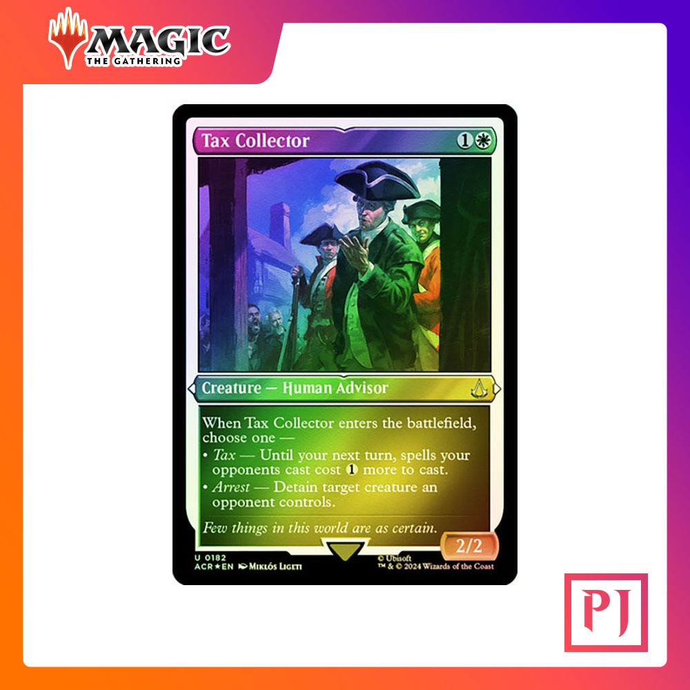 [MTG] Tax Collector (Foil Etched) [ACR] [WHITE] [UNCOM] [FOIL] [ENG ...