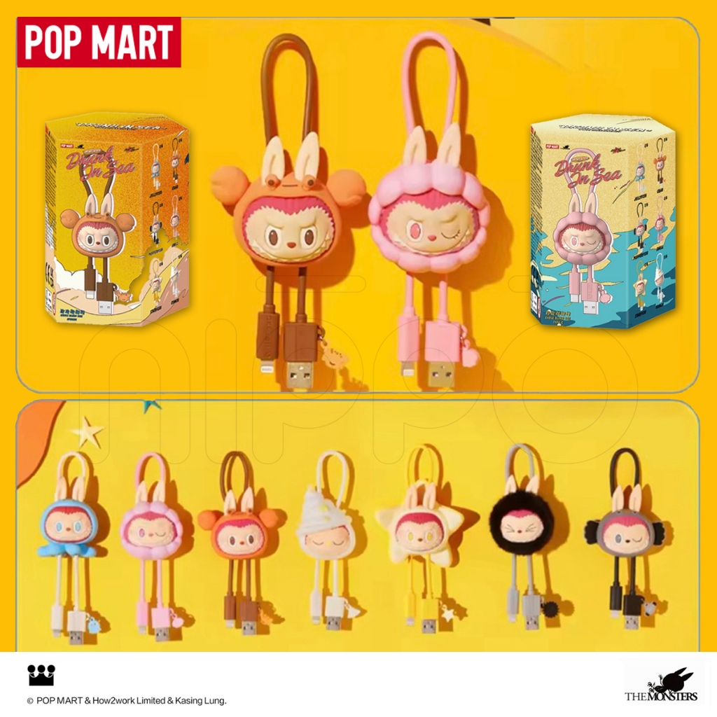 POPMART : พร้อมส่ง สายชาร์จ ลาบูบู้ iPhone TYPE-C - Labubu THE MONSTERS ...