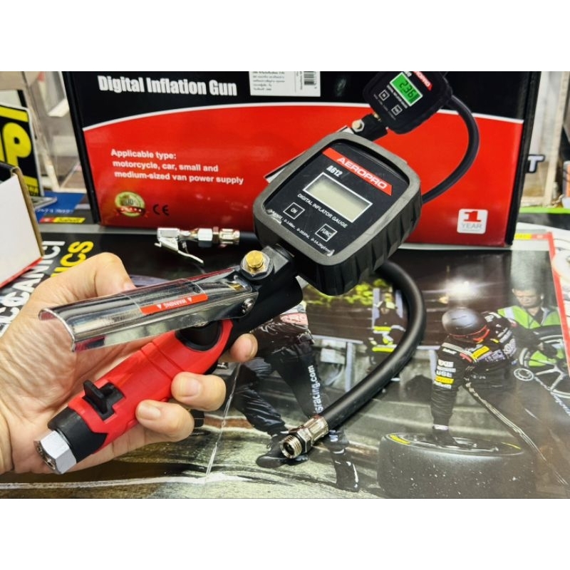 ปืนเติมลม ดิจิตอล เครื่องมือ Aeropro A612 14Bar Pnematic Digital Parameter | Shopee Thailand