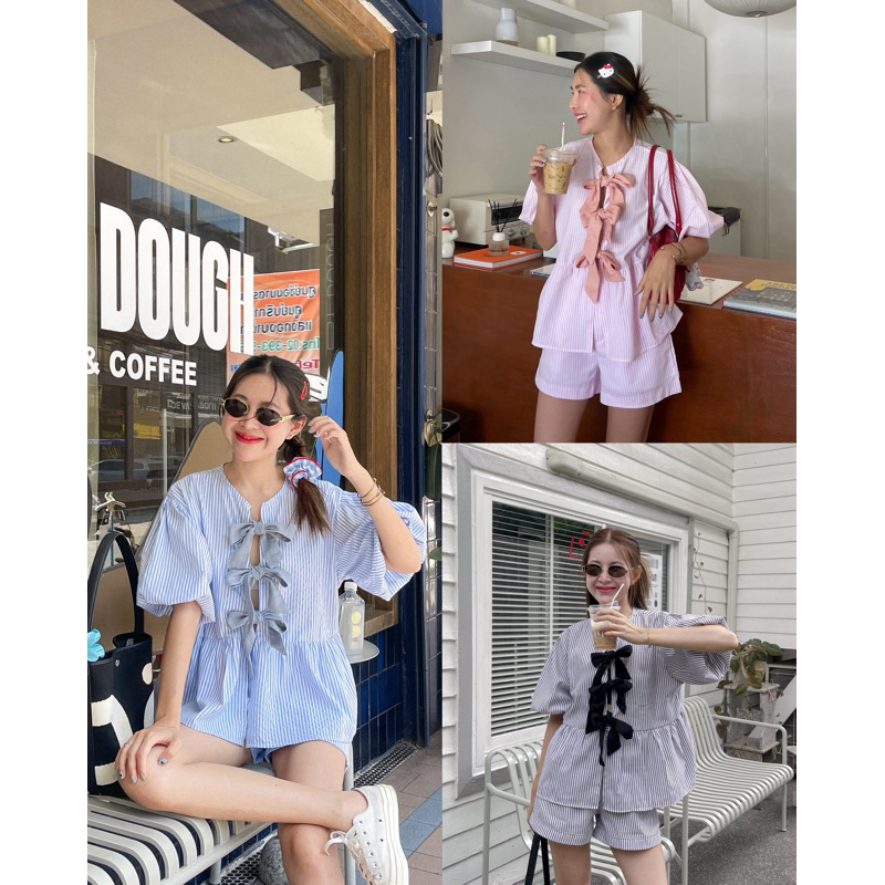 - Bowvy set Ver.2 - #GMW9955 🎀 | Shopee Thailand