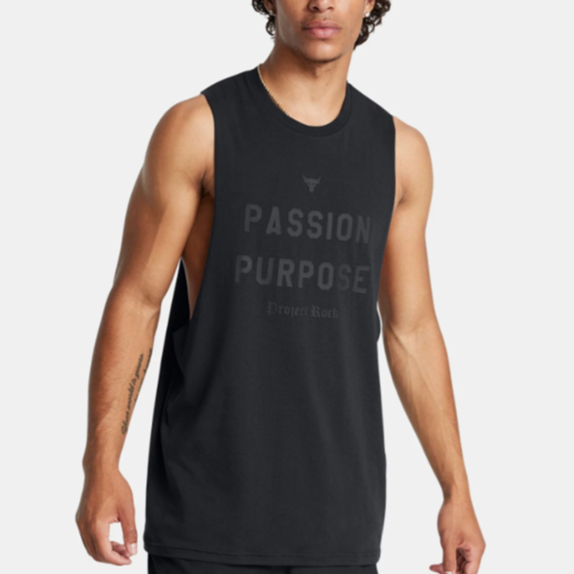 เสื้อกล้าม Under Armour Men's Project Rock Passion Tank Top เสื้อกล้าม ...