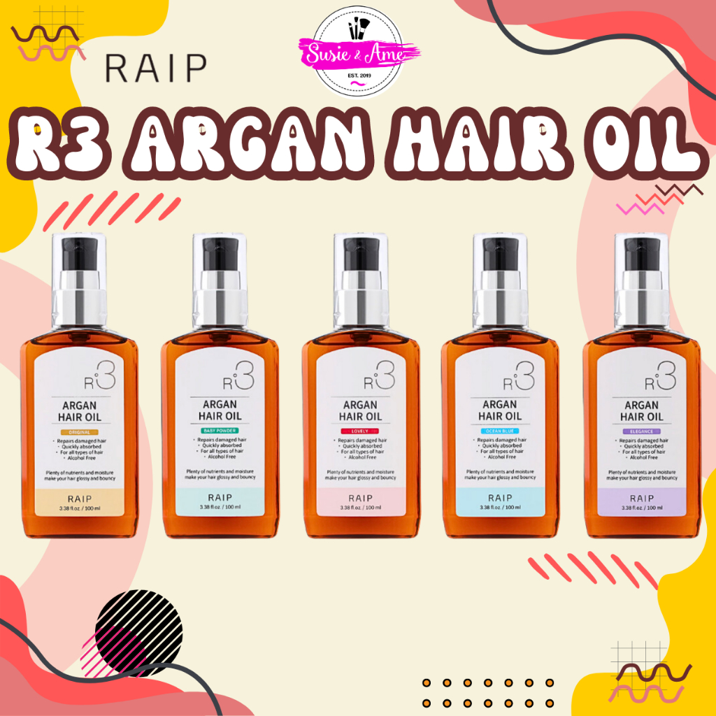 💟ลดเพิ่มสูงสุด100💟Raip R3 Argan Hair Oil 100ml. | Shopee Thailand