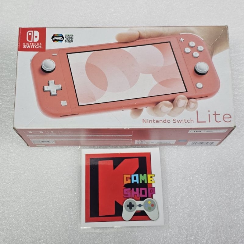 (CFW Atmosphere) Nintendo Switch Lite Pink สีชมพู Box set ครบกล่อง มือ ...
