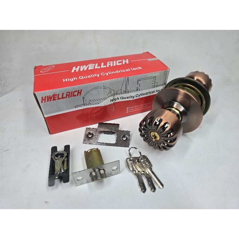 ลดล้างสต๊อก H WELLRICH ลูกบิดประตู รมดำ 586AC [สินค้าใหม่ค้างสต๊อกใช้ ...