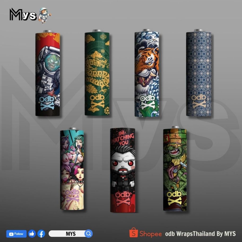 ปลอกถ่าน 18650 ODB WRAPS แท้ 100% | Shopee Thailand
