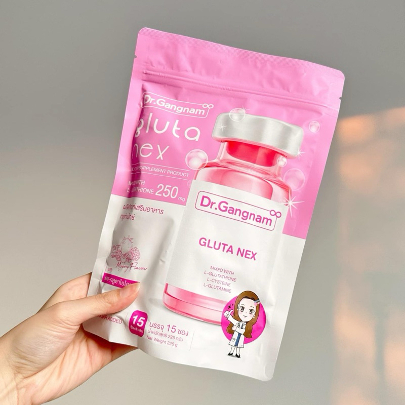 กลูต้ากังนัม กลูต้าเน็กซ์ (บรรจุ 15 ซอง) Dr.Gangnam Gluta Nex | Shopee ...