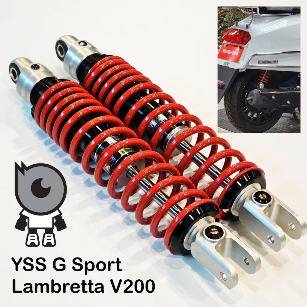 โช๊คแต่ง YSS G-Series, G-Sport แท้ตรงรุ่น สำหรับ New Lambretta รุ่น V200 | Shopee Thailand
