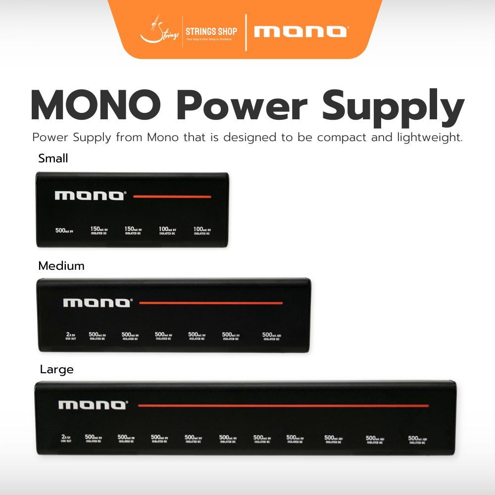 พาวเวอร์ซัพพลาย Mono outlet Isolated Pedalboard Power Supply | Shopee ...
