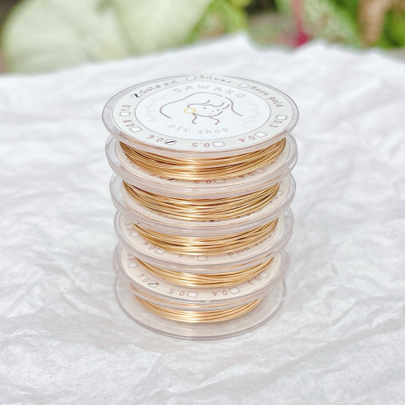 ลวดดัด DIY 14K สี KC พร้อมส่งค่า | Shopee Thailand